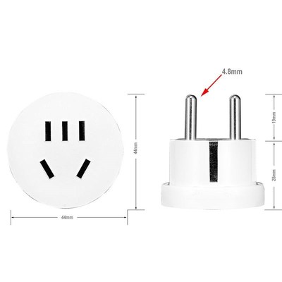 KR EU Plug Power Adapter Socket AU China CN US To EU Euro A