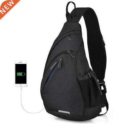 Mixi Men Sling Backpack One Shoulder Bag Boys Student School