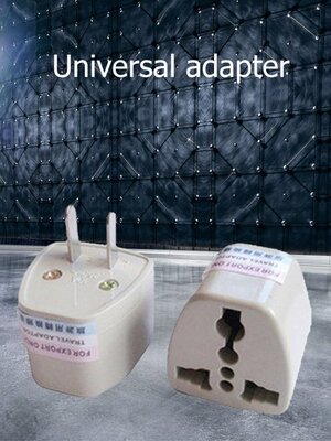 Universal Travel AC Wall Power Adapter China and UK Plug to