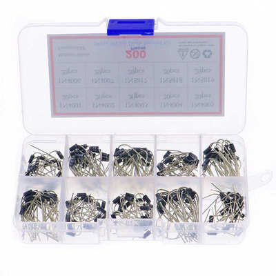 200pcs 10 Values DIP Diode Assorted Kit Box 20pcs Each Value