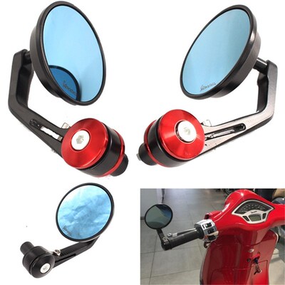 Motorcycle  Handle Bar End Mirrors  Vespa All Vespa Model G