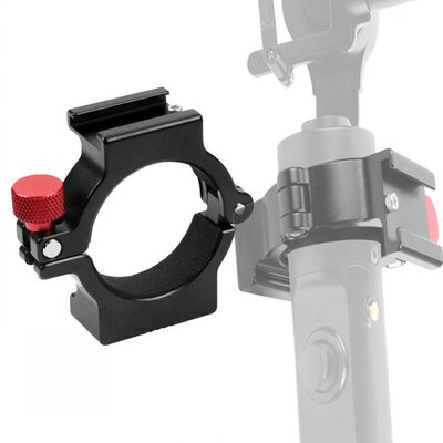 Fixed Firmly Black Microphone Mount 4-Ring Durable Aluminum