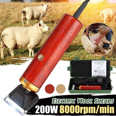 200W Electric Rabbit Hair Clipper Shearing Kit Shear Wool Go