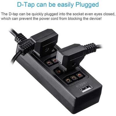 Dtap Splitter Cable with Power Switch D-Tap for V-Mount V Lo