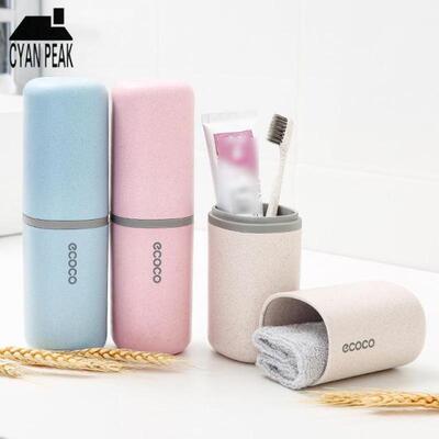 Portable Travel Wash Cup Set Storage Box Toothpaste Tooth Br