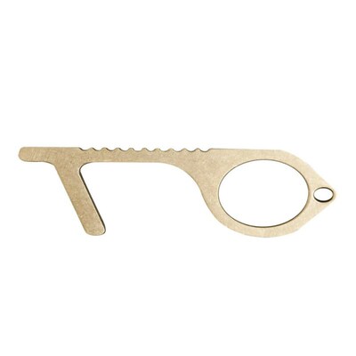 Key Door Opener Elevator Press Handle Key Safe Keychain Zero