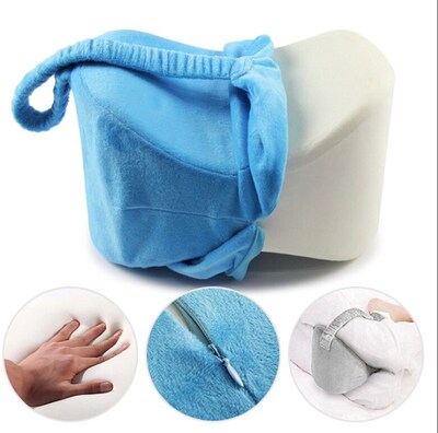 Memory Foam Knee Pillow Leg Cushions Side Sleeper Body Trave