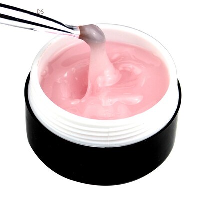 LED Builder Gel 15ml French Tips White Transparent Clear Pin