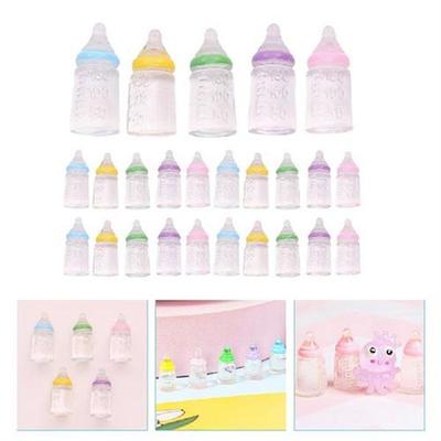Baby Bottle Shower Mini Favor Miniature Basket Gift Bottles