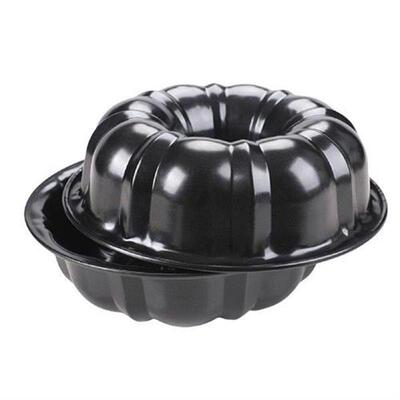 Non Stick Cake Pans Pumpkin Shape Fluted Tube Baking Mold