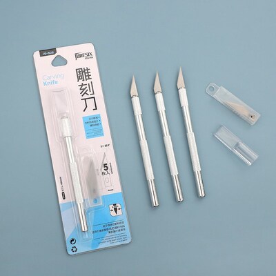 4 bldes Sharp blade Carving knife combination simple utility