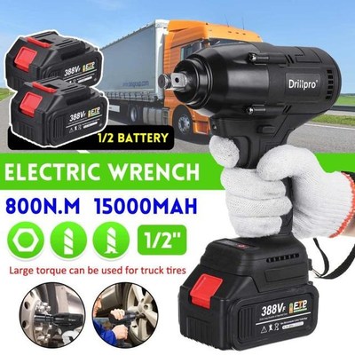 Drillpro High Torque 800N.m Brushless Electric Impact Wrench