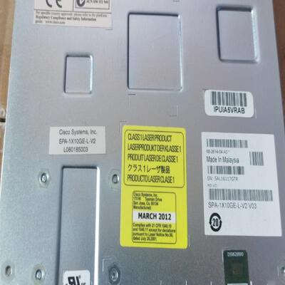 思科 SPA-1X10GE-L-V2 SPA-1X10GE-