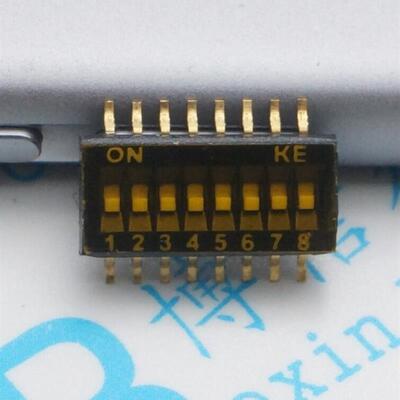 DSHP08TSGER 8位 1.27MM 16针 8档拨码开关 16脚 贴片拨码开关