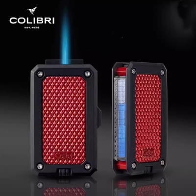 正品科乐比Colibri雪茄打火机便携防风直冲火焰金属机身高档礼品