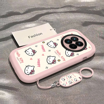可爱猫咪适用荣耀Magic7手机壳新款PTP-AN00防摔镜头全包男女挂绳硅胶软壳创意保护套高级感时尚个性小众情侣