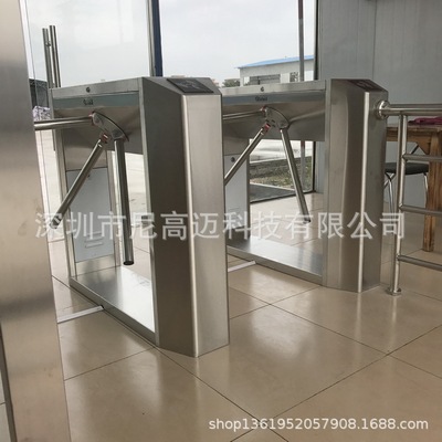 尼高迈厂家供应不锈钢三辊闸桥式电控半自动三棍闸人行通道闸机