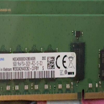 三星16G 1RX4 PC4-2933Y 服务器内存DDR4