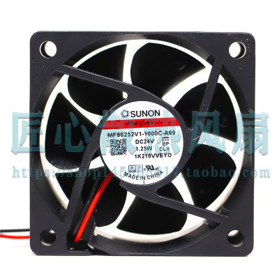 建准SUNON MF60252V1-1000C-A99 24V 1.25W 6025 6CM变频器风扇
