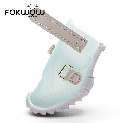 Fokwow狗狗鞋子防水雨鞋软底防掉
