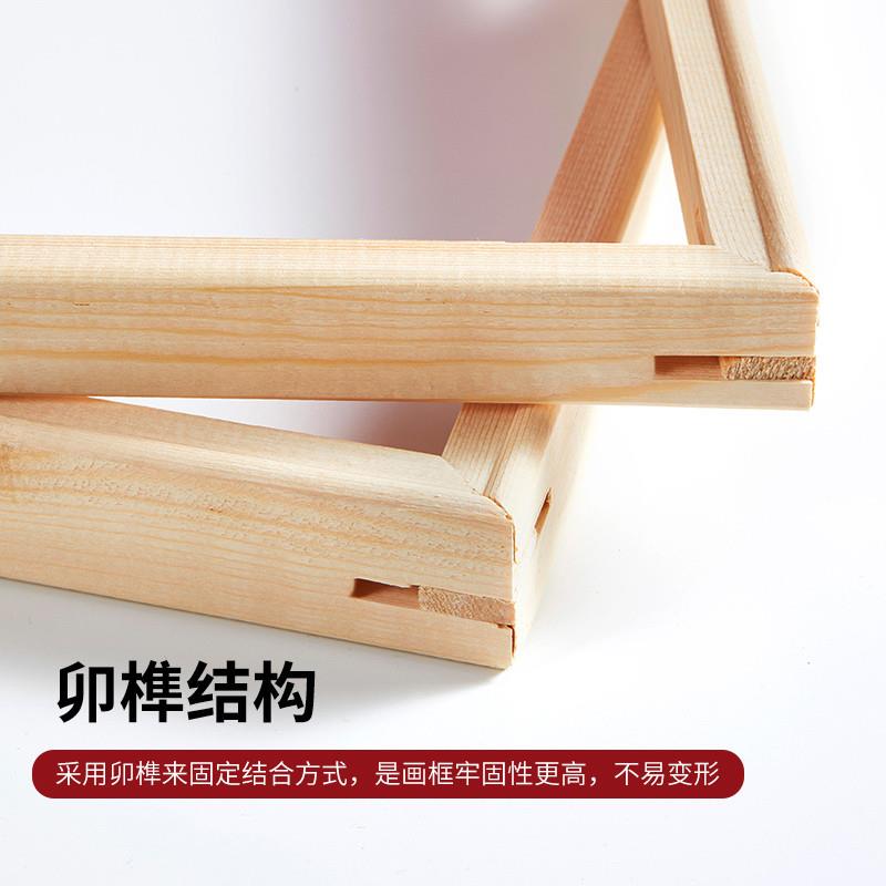 油画框亚麻雨露麻油画布框丙烯油画内框定制大尺寸带画布画框定做