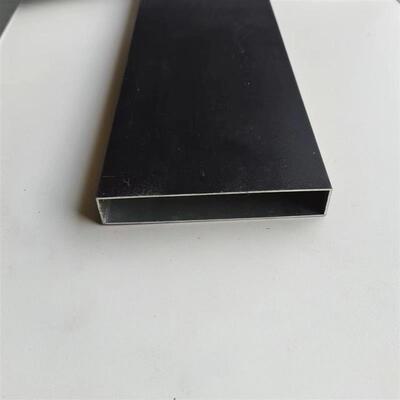 铝合金空心方管20*100.20*120黑色白色铝合金扁管铝方通铝型材