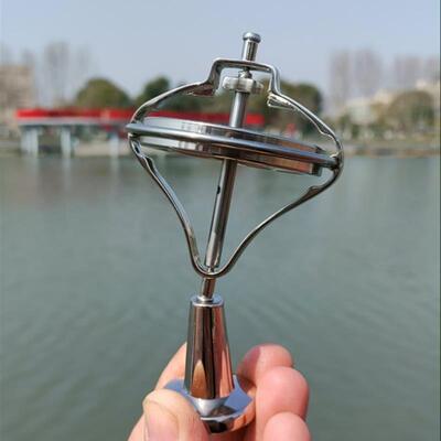 精密陀螺仪物理教学角动量反重力平衡gyroscope金属机械科技玩具