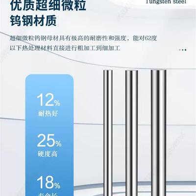 钨钢合金圆棒精磨棒料棒材yg8硬质合金条钨钢合金刀100//150/200