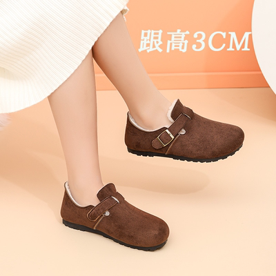 全包勃肯鞋女厚底一脚蹬