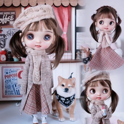 ob24小布blythe成品日常风娃衣