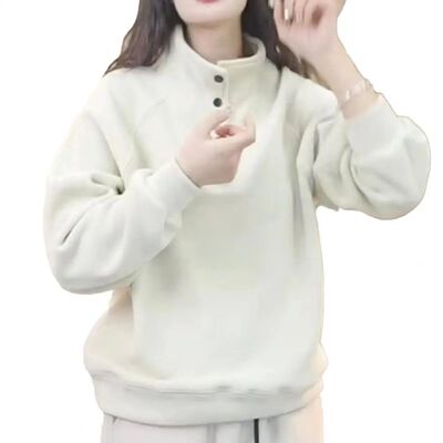 Women Sweatshirt Women’s Fleece Sweatshirt Pullover Long Sl