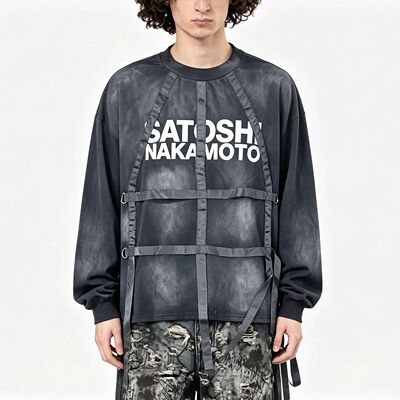 High Street Bondage Logo Long Sleeve T-Shirt for Men and Wom
