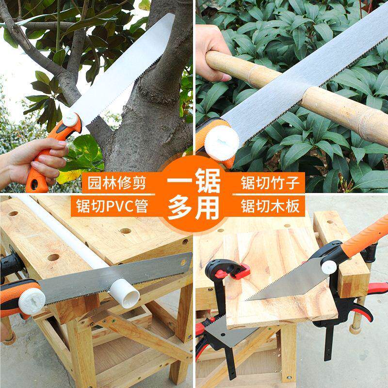 三倍快速锯木工锯手工锯手工锯细齿家用硬木锯开 榫锯子榫头锯