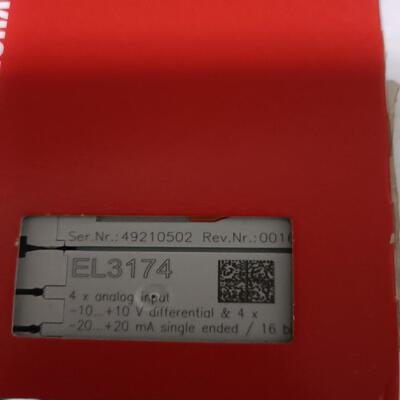 倍福模块，EL3174不多，需要的老板请私聊，
