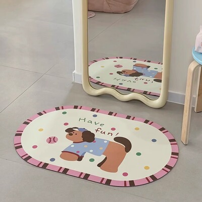 又入手了一个丝圈地垫～好喜欢