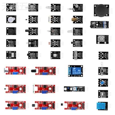 37款/45款传感器套件平价发售适用于树莓派UNOR3兼容Arduino