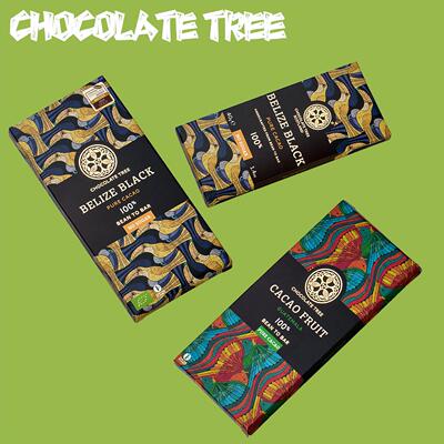 英国进口Chocolate Tree无糖黑巧克力纯可可脂排块健康零食送礼