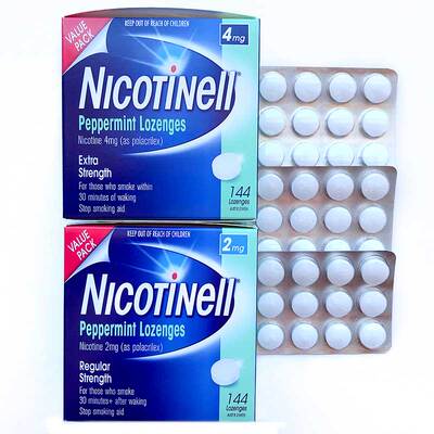 现货澳洲诺华戒烟含片尼