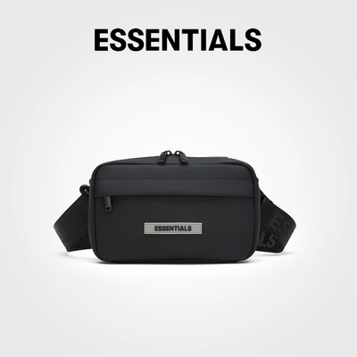 ESSENTIALS官方旗舰店25SS新款LOGO徽章斜挎包女通勤潮流单肩包男