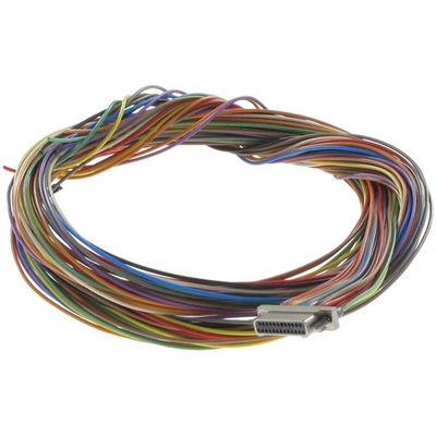 STM025PC2DC018N《25P DUAL ROW PLUG 30 AWG STRANDED》