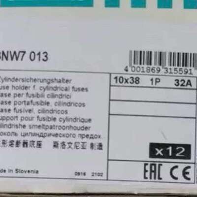 非标价3NW7013 32A/1P 690V熔断器底座全新议价