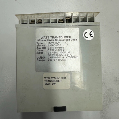 非标价WATT TRANSDUCER功率变送器，型号MWT-2W，议价