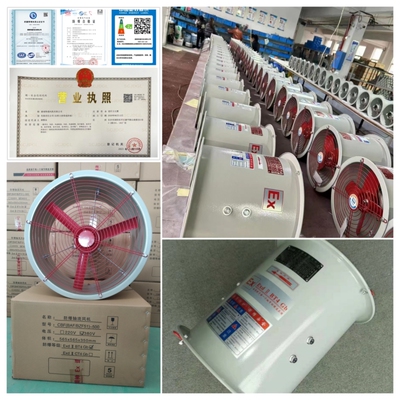 新款CBF-300 400防爆轴流风机 EXDIICT4带粉尘防爆证书ExtD B包邮