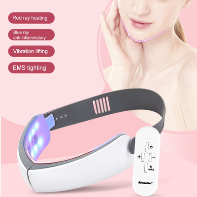 LED Photon V-Shape Slimming Face Massager Vibration Electric