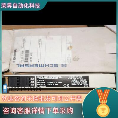 现货AES1102 施迈赛SCHMEASAL安全继电器11289