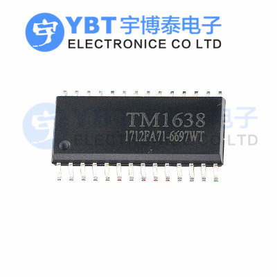 贴片 TM1638 发光二极管显示器 驱动控制专用IC SOP-28封装