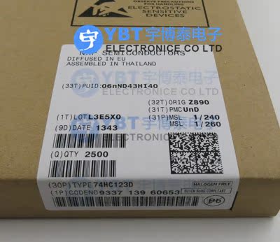 74HC123D 74HC全系列SOP-16封装NXP(恩智浦)逻辑IC进口原装逻辑IC