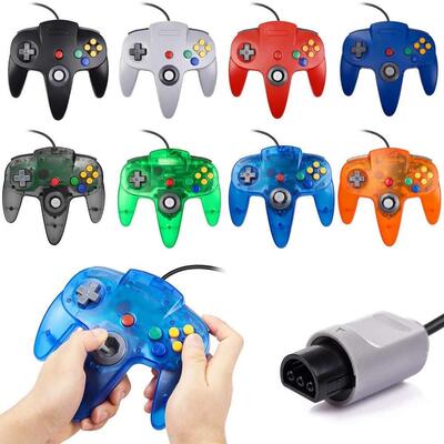 N64 Controller Classic 64-bit Wired Remote Gamepad Control G