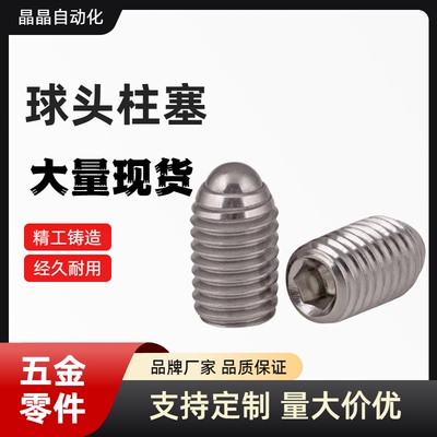 BPRM ZAL51-M6/M8/M10/M12/M16 304不锈钢 弹簧柱塞定位珠