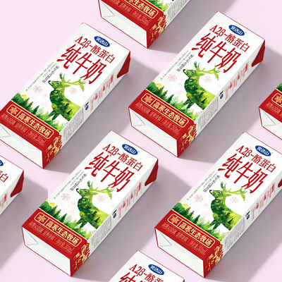 A2β酪蛋白纯牛奶尝鲜装